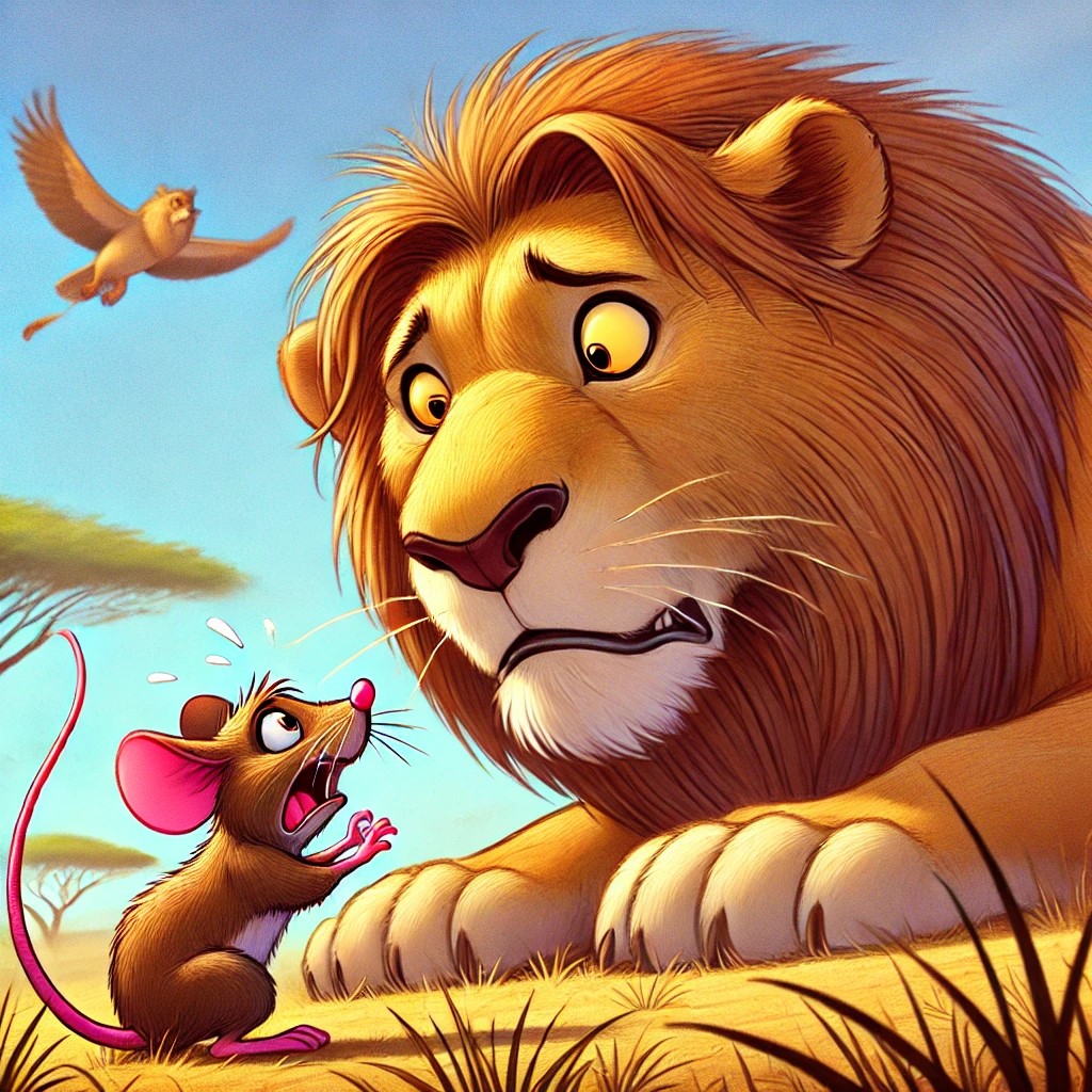 El León y el Ratón. Fábula popular de Esopo. Con Actividades de ...