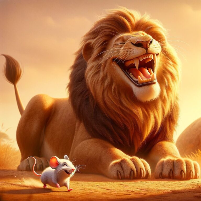 El León y el Ratón. Fábula popular de Esopo. Con Actividades de ...