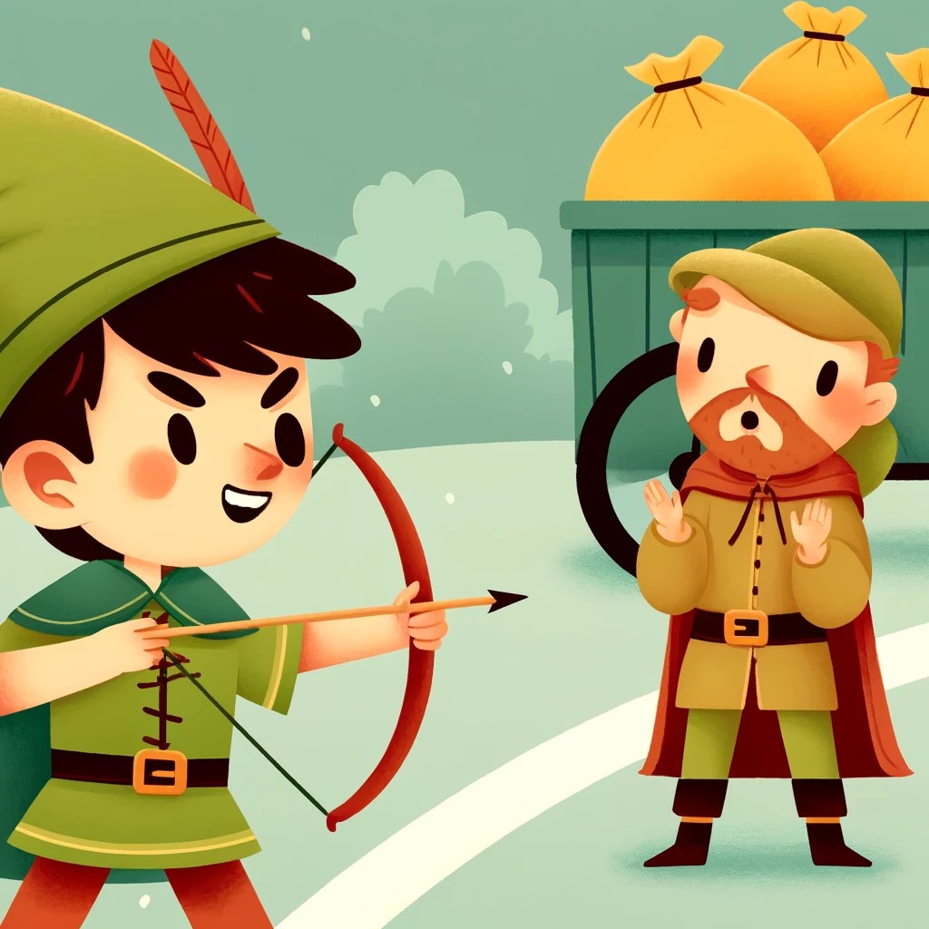 La historia de Robin Hood para niños de primaria. - lienzooculto.com